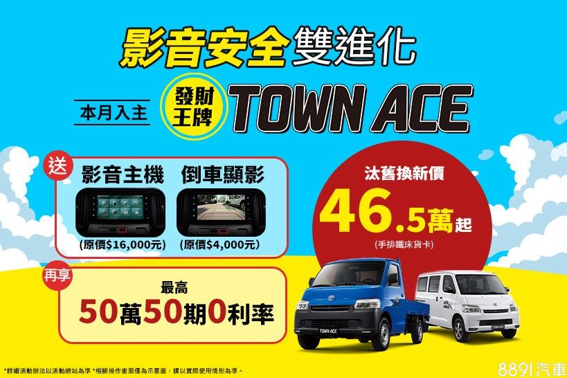 4月買Yaris Cross、RAV4、Town Ace享配備升級 回廠消費還能抽iPhone | 8891新車